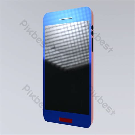 Blue Smart Phone Isolated D Rendering Png Images Png Free Download Pikbest