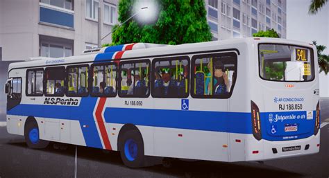 Proton Bus Viação Nossa Senhora da Penha Pintura Antiga para o