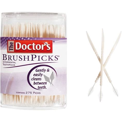 The Doctor's BrushPicks Interdental Toothpicks, 275 Picks | eBay