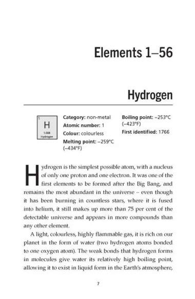 Elementary The Periodic Table Explained Book Mancuso Science