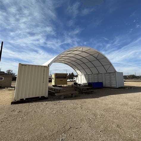 40x40x13 Shipping Container Canopy Shelter