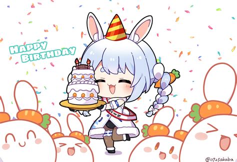 0725akaba Animal Animal Ears Blue Hair Blush Braids Bunny Ears