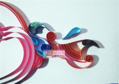 手工折纸作品 神话Seven衍纸 牵手折纸步骤图解翅膀爱心折纸教程图解 有点网 好手艺
