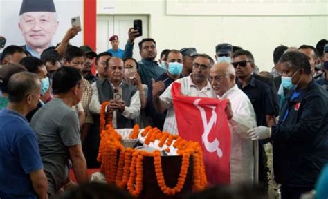 नेम्वाङको पार्थिव शरीर १ बजेसम्म पार्टी कार्यालय र त्यसपछि घरमा लगिने