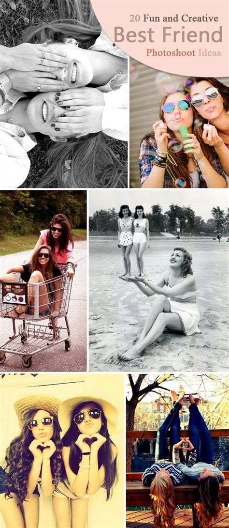 20 Fun And Creative Best Friend Photoshoot Ideas