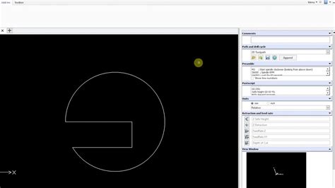 Draftsight G Code Append Youtube