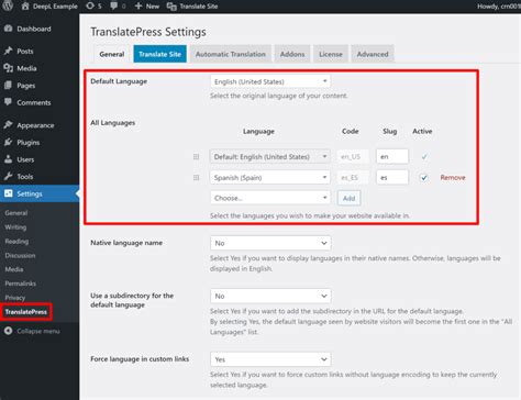 How To Use DeepL To Translate A Website On WordPress TranslatePress