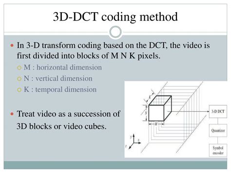 ppt new low complexity dct based video compression method powerpoint