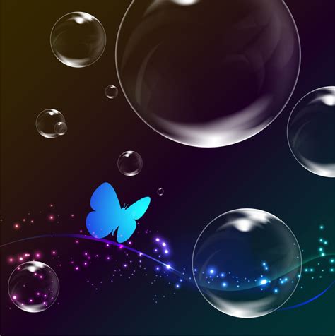 Descarga Vector De Fondo De Burbujas De Colores 4