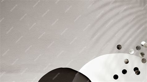 추상 벽에 나뭇잎의 그림자 무료 사진