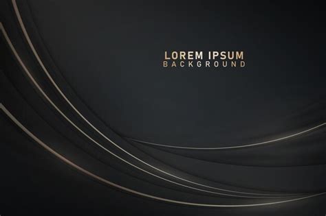 Premium Vector Curved With Shinning Background