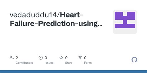GitHub Vedaduddu Heart Failure Prediction Using Supervised Machine Learning Models