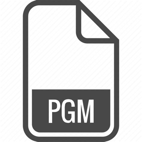 Document File Format Pgm Type Icon