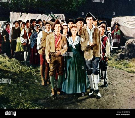Hal Stalmaster Luana Patten And Richard Beymer Film Johnny Tremain
