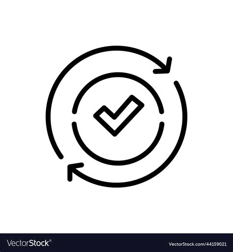 Round Convenient Icon Like Easy Pay Or Update Vector Image