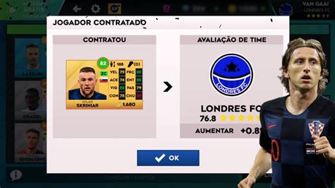 DLS 23 Modo Carreira Londres FC 32 Comprei O Skriniar E Apareceu O