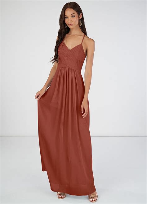 Auburn Azazie Haleigh Bridesmaid Dresses Azazie