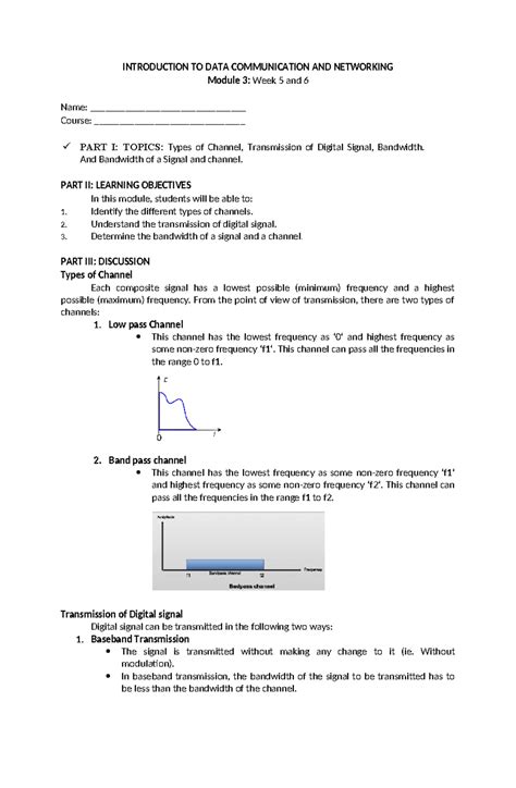 Dcn Module 3 Week 5 6 File Introduction To Data Communication And Networking Module 3 Week