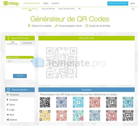 Générateurs de QR code gratuits