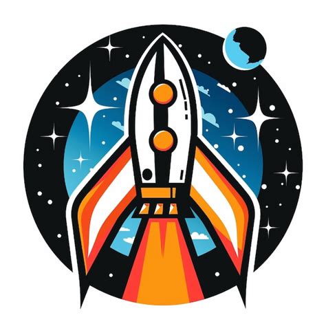 Premium Photo Vector Icon Of A Rocket Launching Into Space