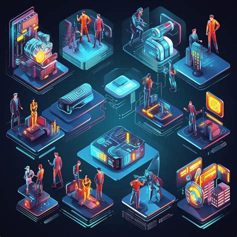 Tech Innovations Isometric Infographics And Illustrations Collection