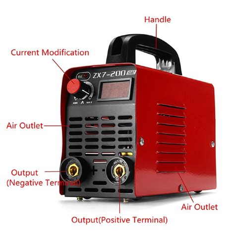 220v Zx7 200 Zx7 250 Portable Mma Arc Welder Igbt Welding Machine