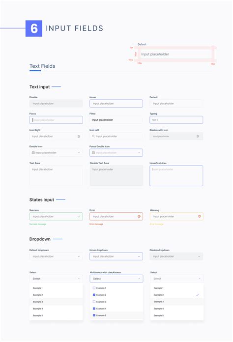 User Interface Web Style Guideline On Behance