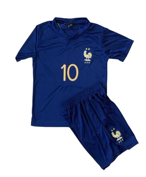 【w杯モデル】エムバペ＃10 フランス代表ホーム2223 子供用上下セット サッカー専門店ウエラー