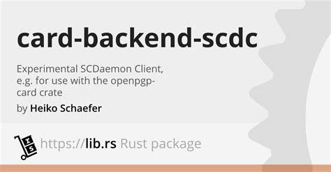 Card Backend Scdc Rust HW Library Lib Rs