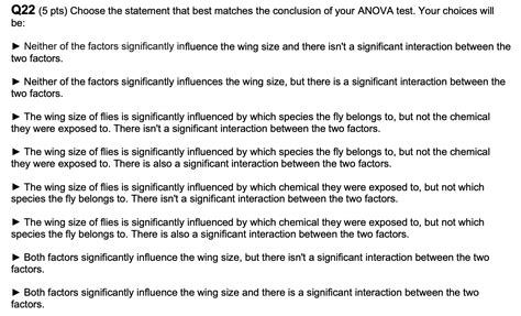 Solved Anova Source Of Variation Ss Df Ms F P Value Stress