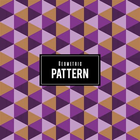 Patrón Geométrico De Moda Vector Premium