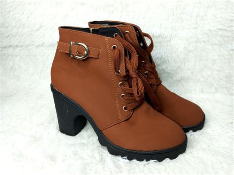 Brown Boots Womens Fashion Footwear Boots On Carousell
