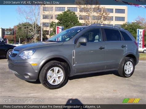 Techno Gray 2009 Saturn Vue Xe Gray Interior