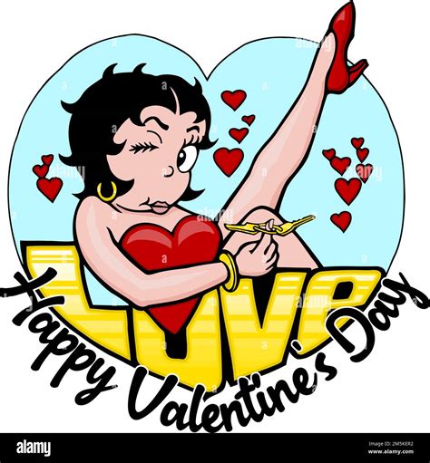 Betty Boop Stock Vector Images Alamy
