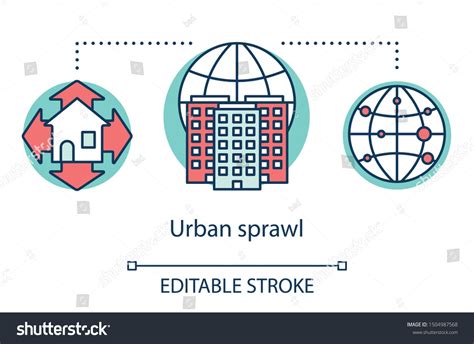 Urban Sprawl Stock Illustrations Images And Vectors Shutterstock