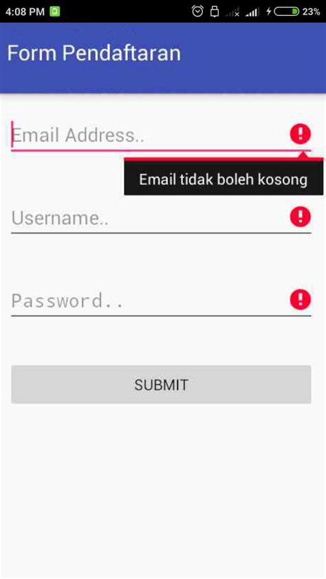 Cara Membuat Aplikasi Android Form Input Data Sederhana