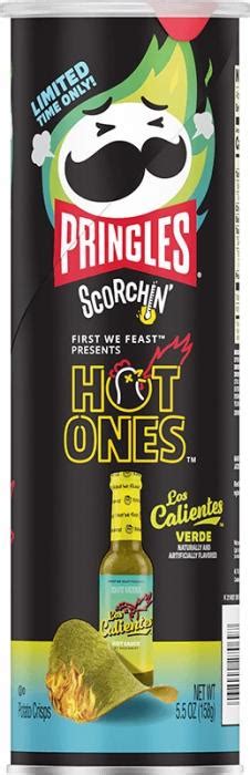 Köp Pringles Hot Ones Los Calientes Verde 156g hos Coopers Candy