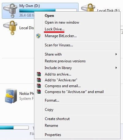 How To Lock The Bitlocker Encrypted Drive Without Restarting Spreadbytes