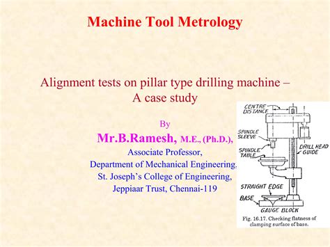 Machine Tool Metrology Ppt