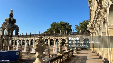 Zwinger 독일 드레스덴 중심부의 바로크 양식의 궁전 단지 0명에 대한 스톡 사진 및 기타 이미지 0명 관광 독일