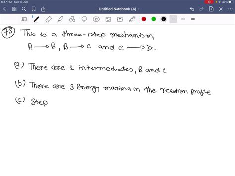 Solved A Based On The Following Reaction Profile How Many