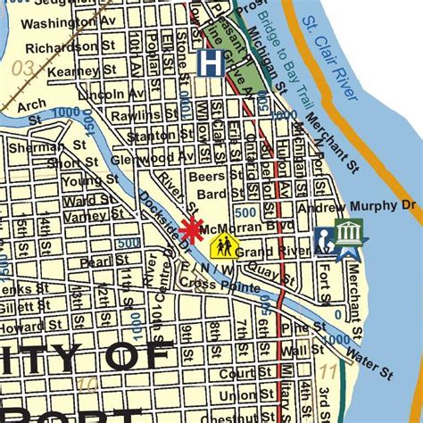 St Clair County Michigan Complete Township Maps Map By Donald Dale Milne Avenza Maps