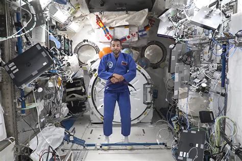 VIDEO Emirati Astronaut Neyadi Practices Jiu Jitsu Moves