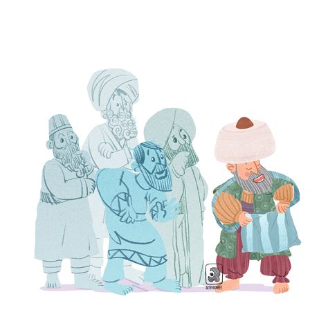 Nasreddin Hodja Book Illustration 02 Behance