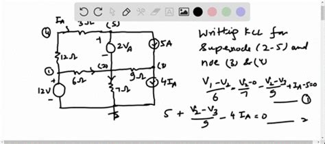 SOLVED Use Nodal Analysis To Determine The Node Voltages Defined In The Circuit In Fig P