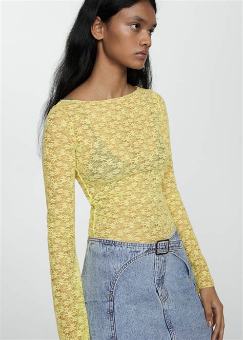 Floral Lace T Shirt