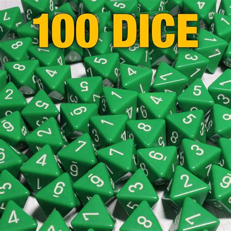 Opaque Dusty Green 8 Sided Dice D8 For Sale Dice Game Depot