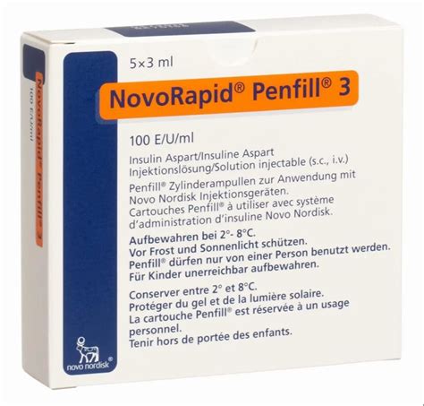Novorapid Insulin Aspart Flexpen Injection Packaging Size 5 3 Ml 100