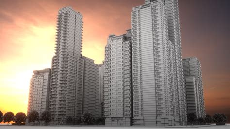3d City Block Type A12 Model Turbosquid 2091271