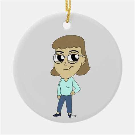 Chibi Ceramic Ornament Zazzle Ceramic Ornaments Chibi Ceramics